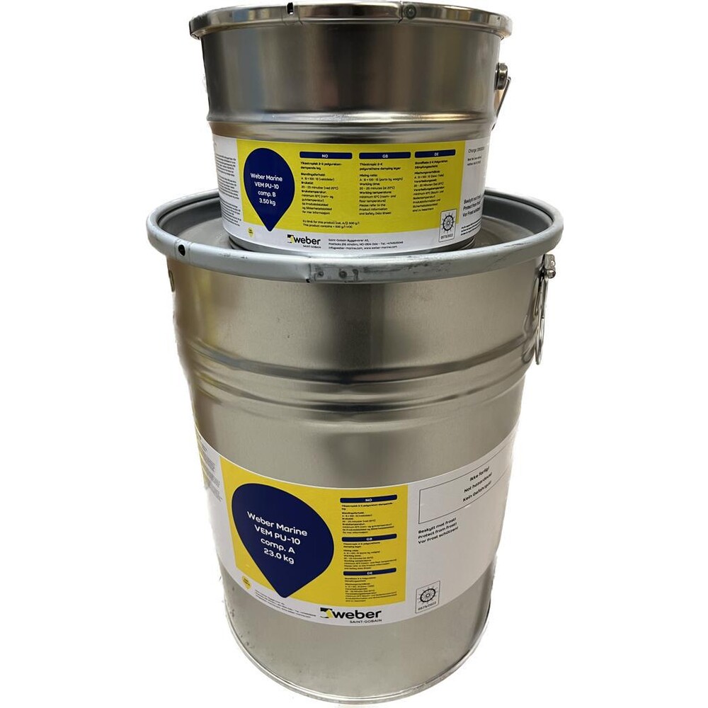 Weber Marine VEM PU-10 : Sound dampening > Sound dampening & Floating ...
